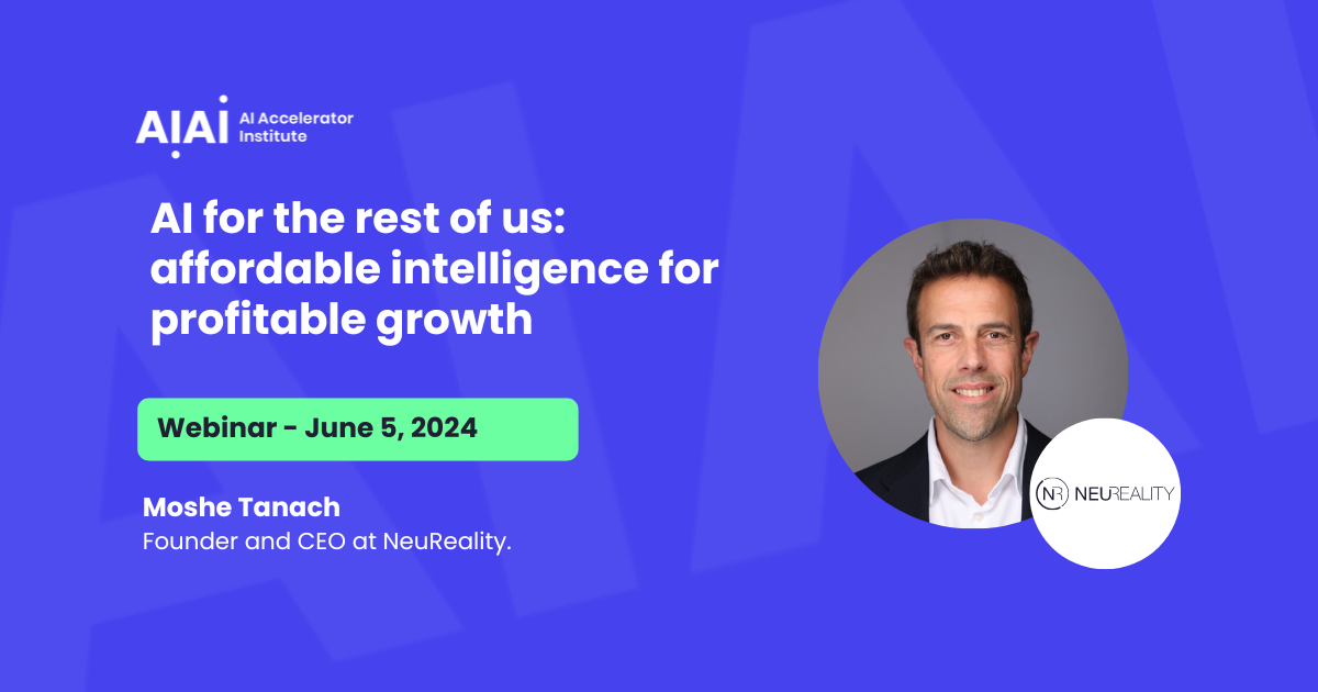 AI for the rest of us: affordable intelligence for profitable growth [webinar]
